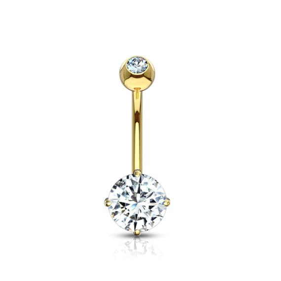 14k Navel Bar